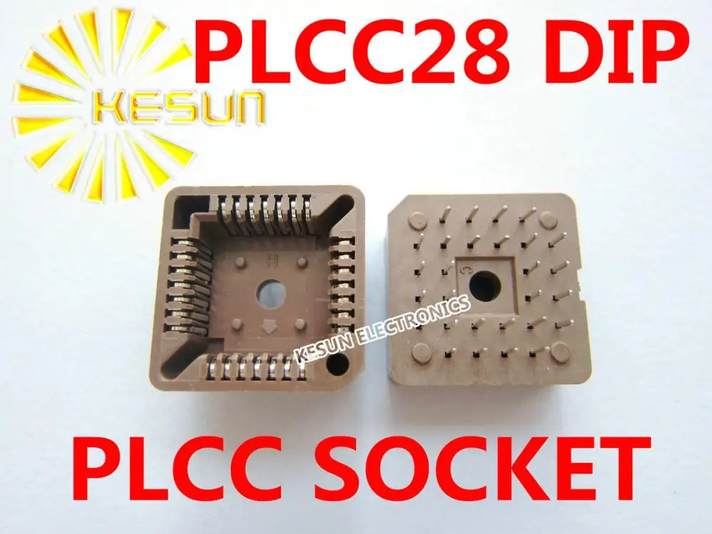 무료 배송 33 pcs plcc28 plcc 28 pins dip 유형 ic 소켓|socket|socket dipsocket ...