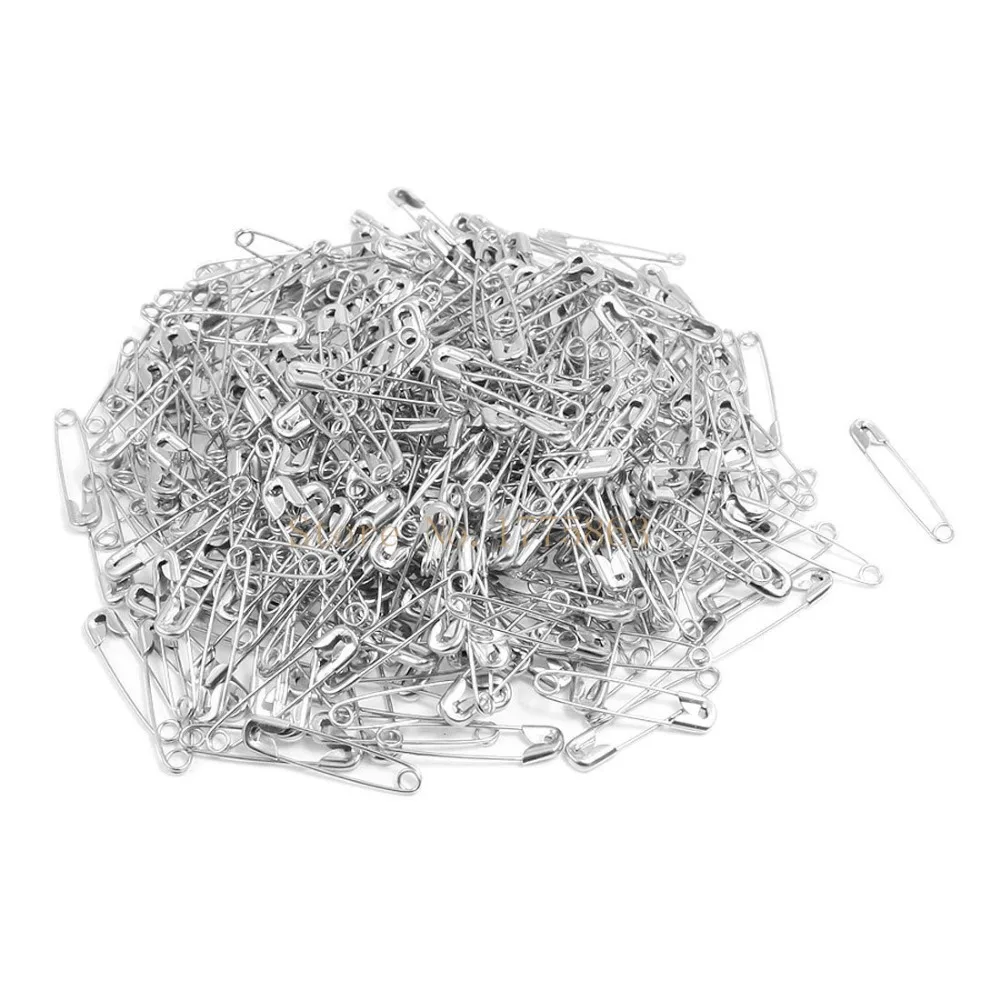 500pcs Small Silver Metal Steel Safety Pins 3cm 30mm Aa7684 - Diy Craft ...
