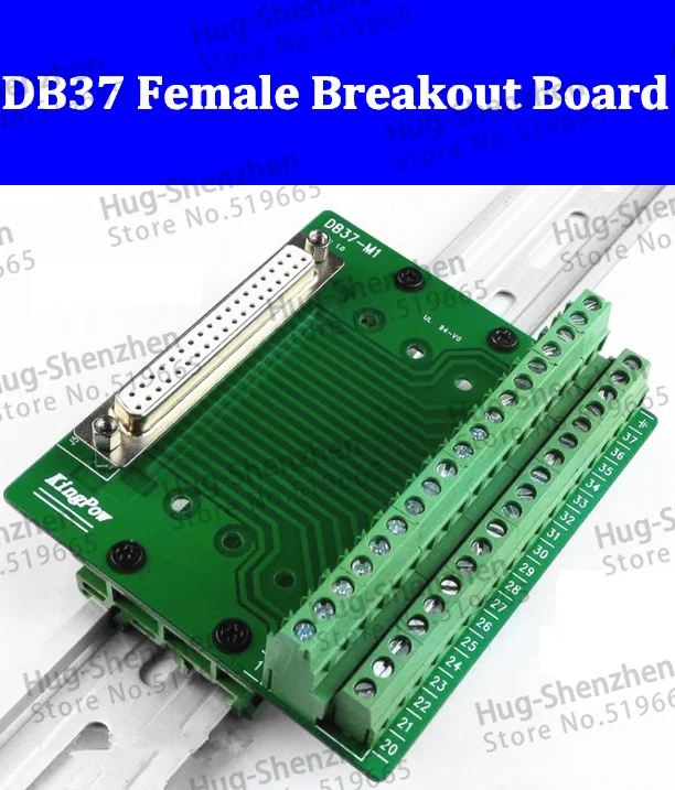Terminal Breakout Block Male/Female Header Breakout Board Terminal ...