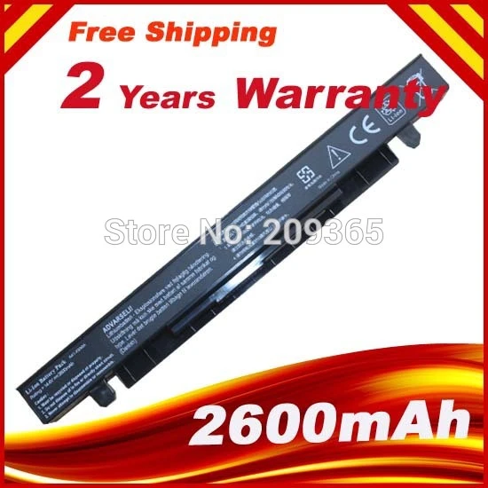 New Laptop Battery For Asus K550l X550c Battery A41-x550a 2600mah ...