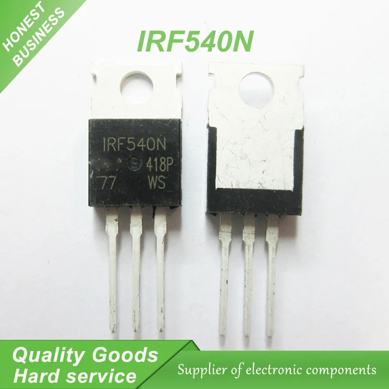 10PCS IRF540NPBF IRF540N IRF540 TO 220 100V 33A MOS transistor N ...