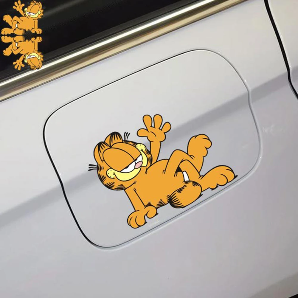 20 x Car Sticker Car covers Cartoon Garfield Waving Hand Car styling ...