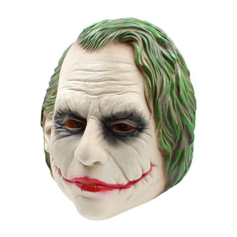 Joker Mask Batman Clown Costume Cosplay Movie Adult Party Masquerade ...