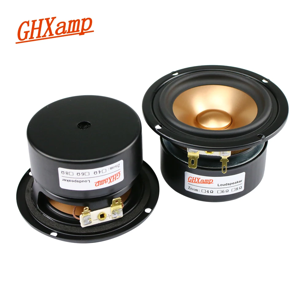 Ghxamp 3 Inch Full Range Speaker 8ohm 15w Aluminum Basin Home Theater ...