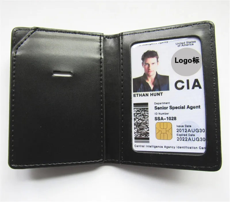 United States CIA Special Agent Badges Leather Case Holder ID Card ...