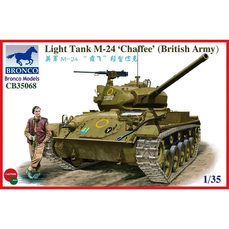 BRONCO CB35068 1/35 Light Tank M 24 "Chaffee" (British Army) Scale ...