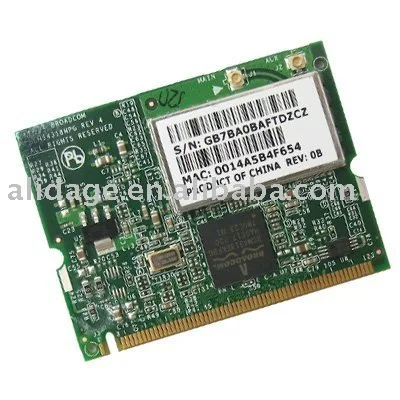 Free shipping Broadcom Mini PCI WIFI 802.11b/g 54Mbps Wireless Card ...