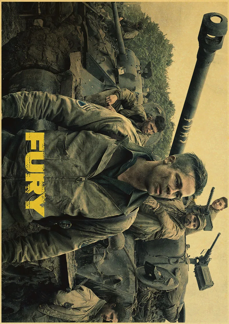 Fury Brad Pitt Poster