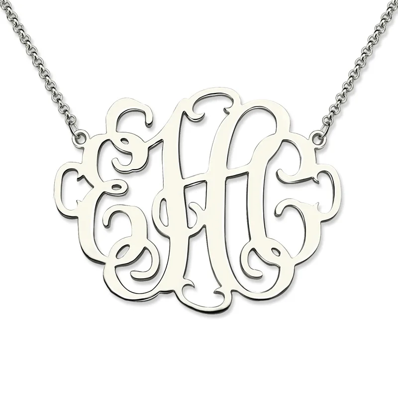 Monogram Pendant Necklace With Initials | Paul Smith