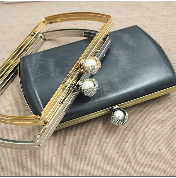 25*15.5cm Antique Bronze Box Clutch Purse Frame Fashion Vintage Metal ...