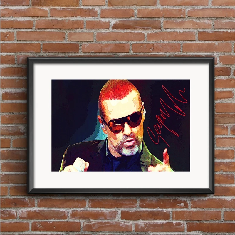 Fine Art Prints George Michael Poster Painting Art Wall Picture Modern ...