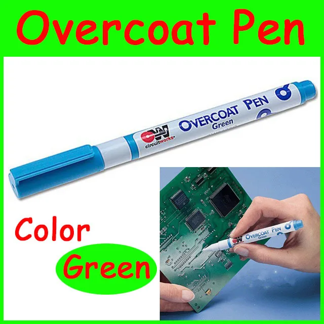Overcoat Pen Green, ITW Chemtronics CW3300G 1 PCS, Protects Conductive ...