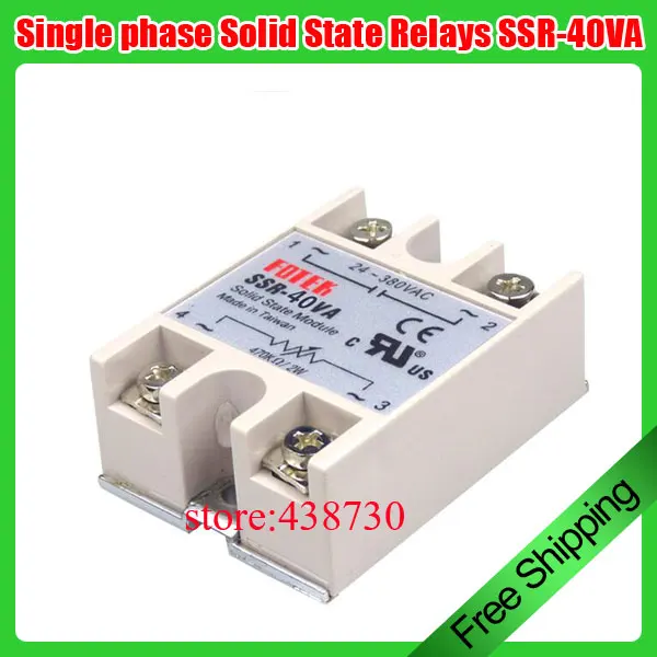 Relé de estado sólido monofásico, módulo regulador de estado sólido SSR 40VA 40A, 3 32a, 1 ...