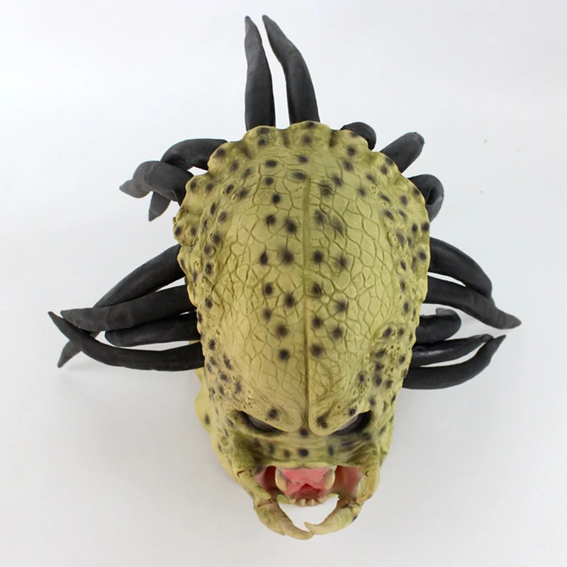 Halloween Movie Alien Predator Antenna Full Face Head Helmet Cosplay ...