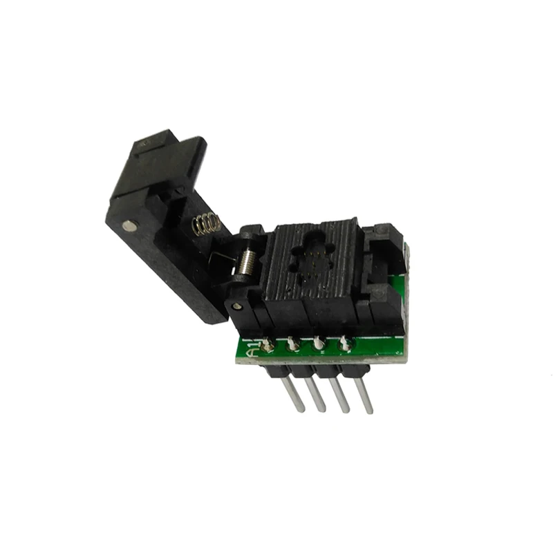 QFN8 DFN8 WSON8 Programming Socket Pogo Pin Probe Pin Pitch 0.65mm IC ...