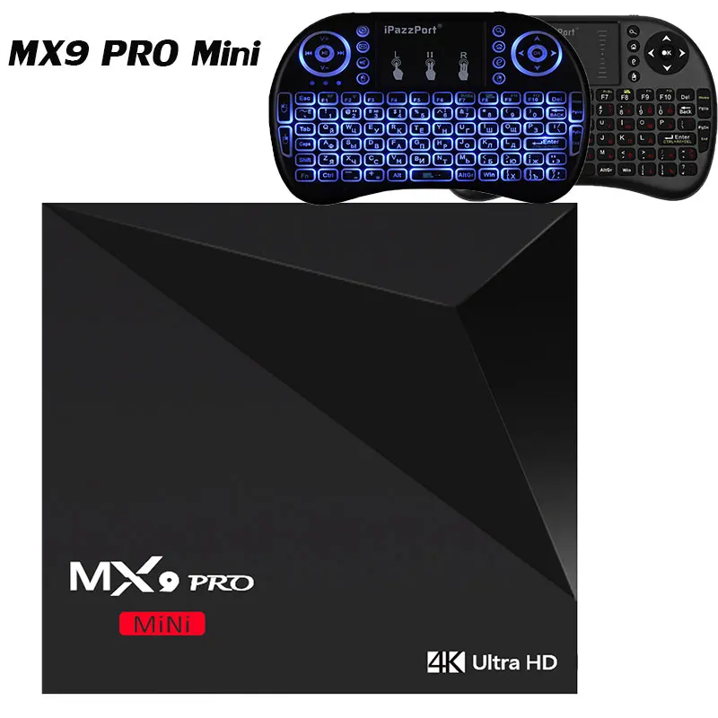 MX9 PRO Mini Android 7.1 TV Box Mit Quad Core RK3328 cortex a53 ...
