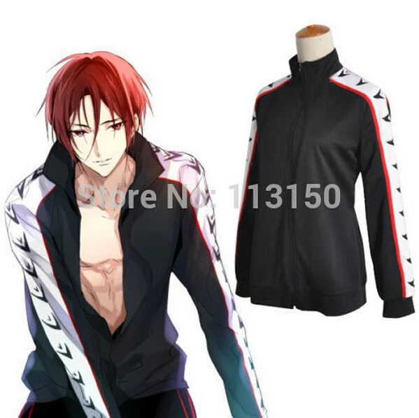 Free ! Iwatobi Swim Club Cosplay Hoodies Coat Jacket Nagisa Hazuki ...