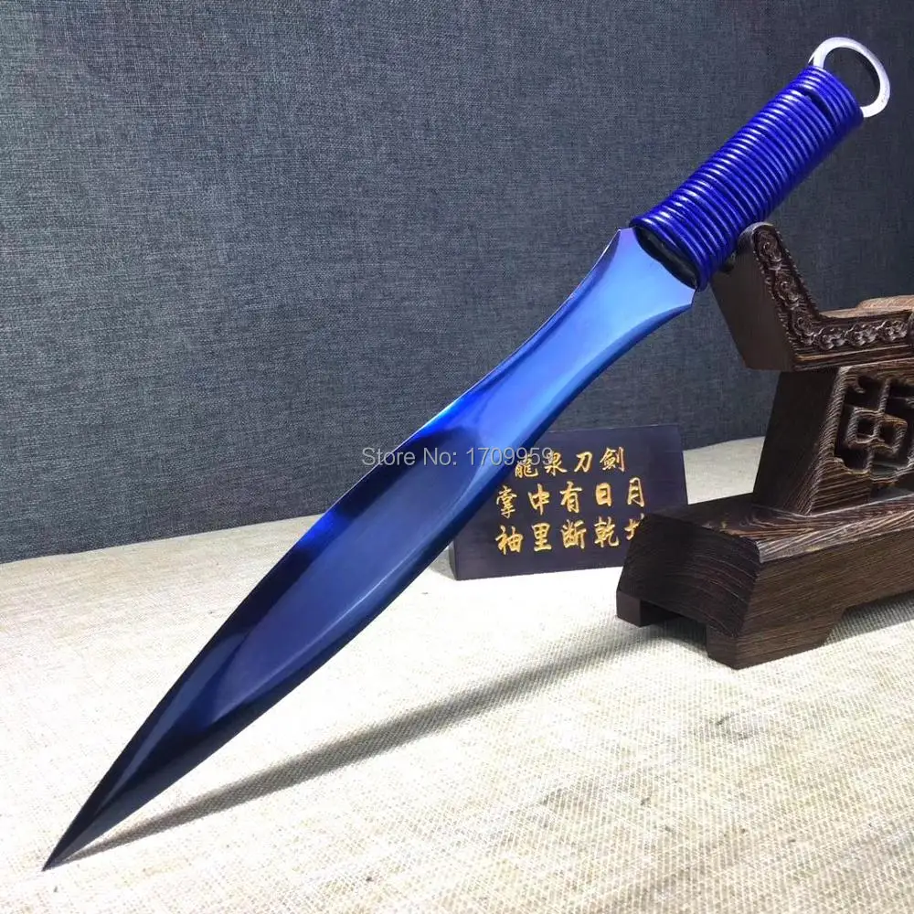 Handmade Chinese KungFu Tanto Sword WuShu Jian Sharp High Manganese ...