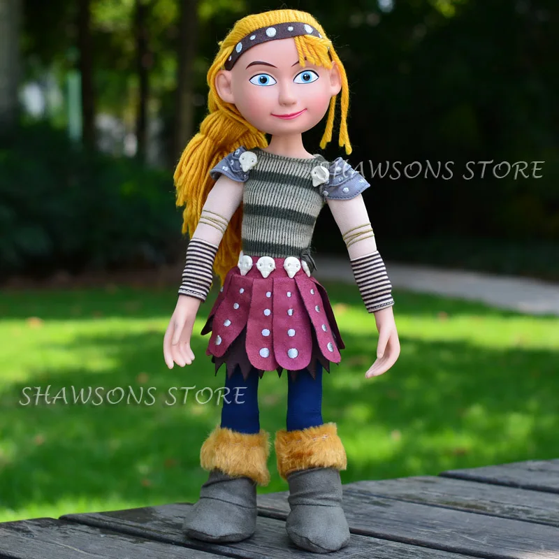 HOW TO TRAIN YOUR DRAGON 2 TOYS 15" ASTRID PLUSH SOFT DOLL POSEABLE ...