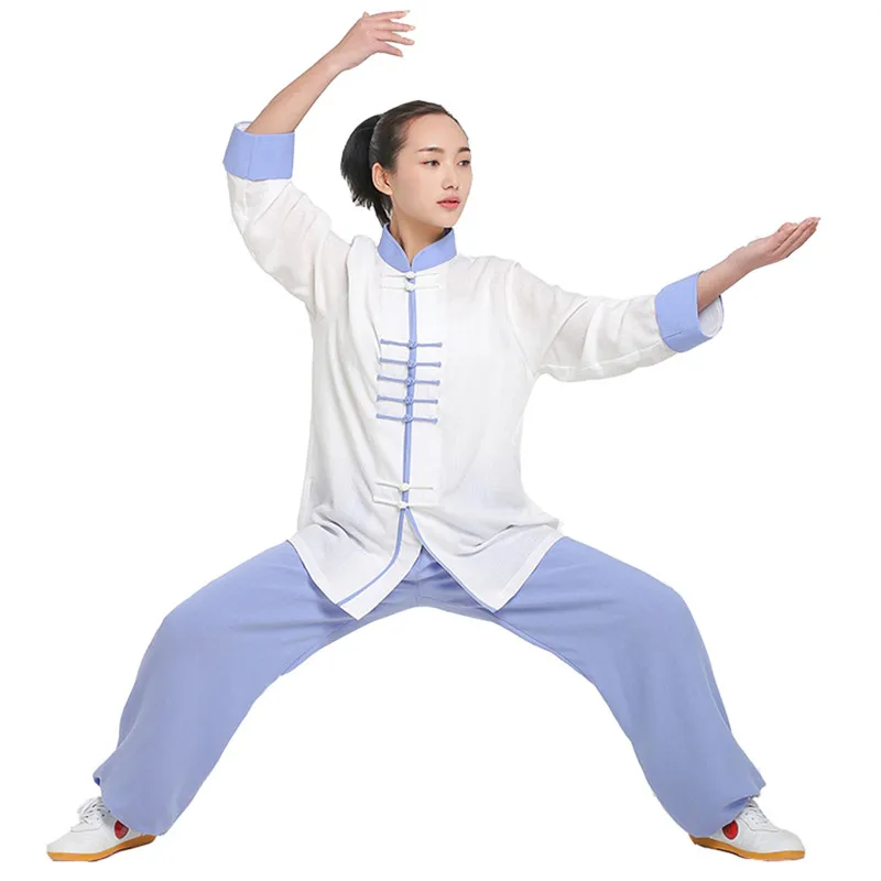 New-Design-mutil-Colors-Long-Sleeved-Tai-Chi-Uniform-KungFu-Suit ...