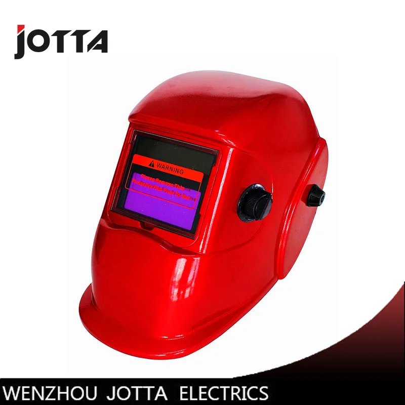 red Auto darkening welding helmet/face mask/Electric welder mask/cap ...