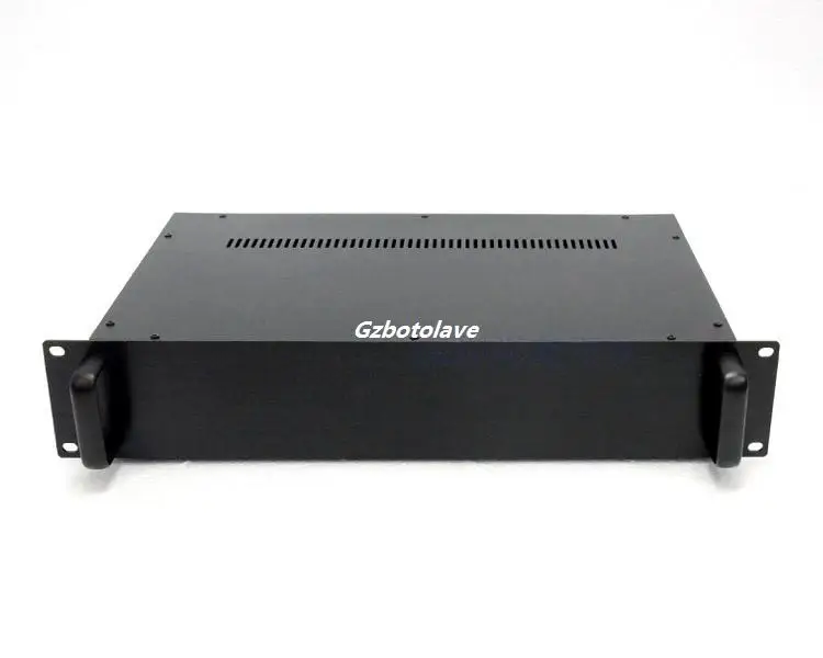 black-19-inch-2U-project-DIY-chassis-data-switch-box-Chassis-power ...