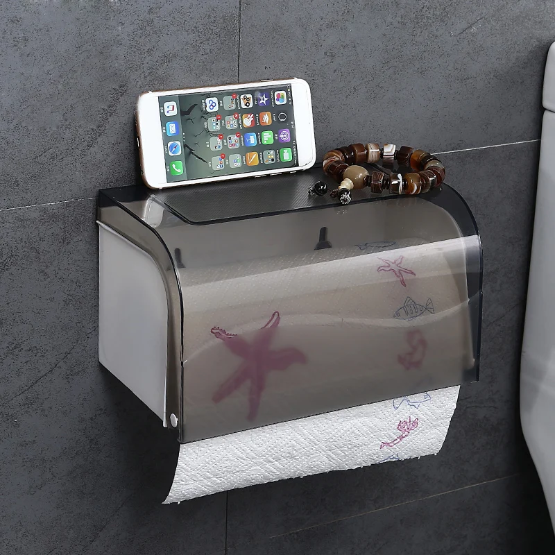 High Quality Home Reside Toilet Tissue Box Suction Cup Towel Rack