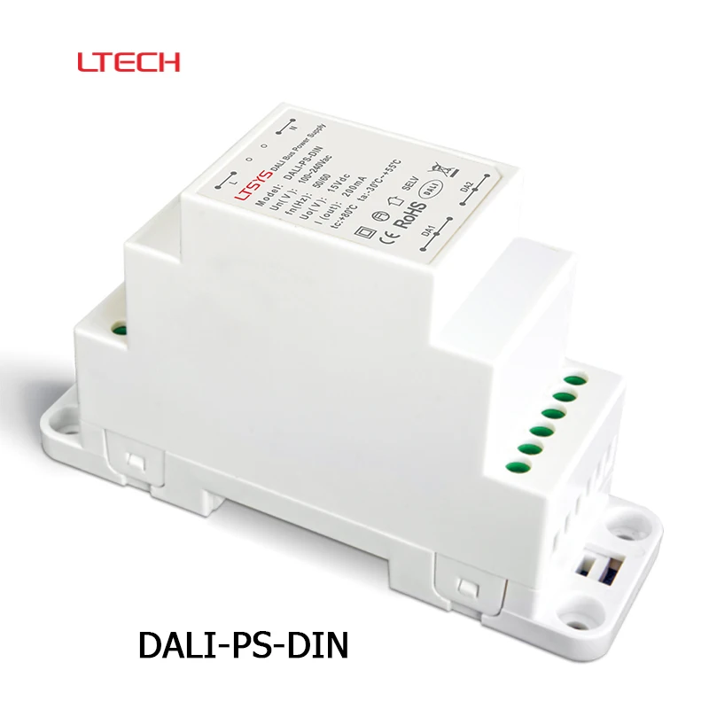 LTECH DALI Bus Power supply DALI PS DIN DIN rail 100 240VAC 50/60Hz-in Lighting Transformers ...