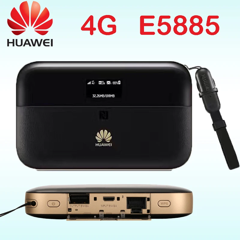 Entsperrt cat6 Huawei E5885 300mbps 4g wifi router 4g wi fi router ...