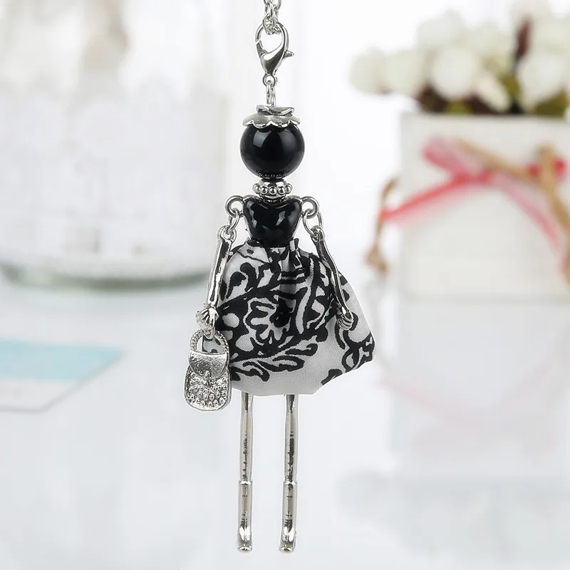 free shipping womens figure shape doll pendants necklaces fashion ...
