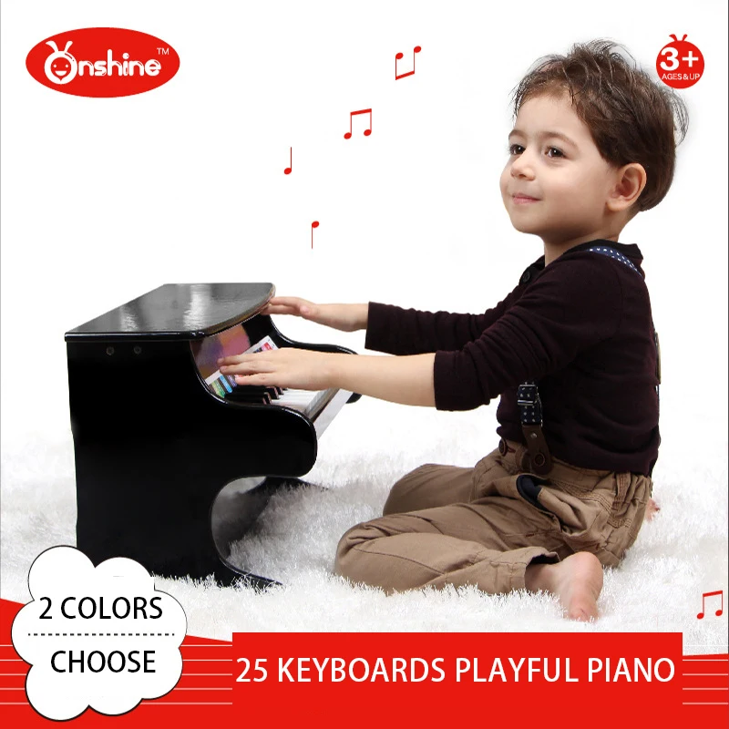 25 keyboards Piano Music Toy Baby Toy Wooden playful Piano Musical Toys ...