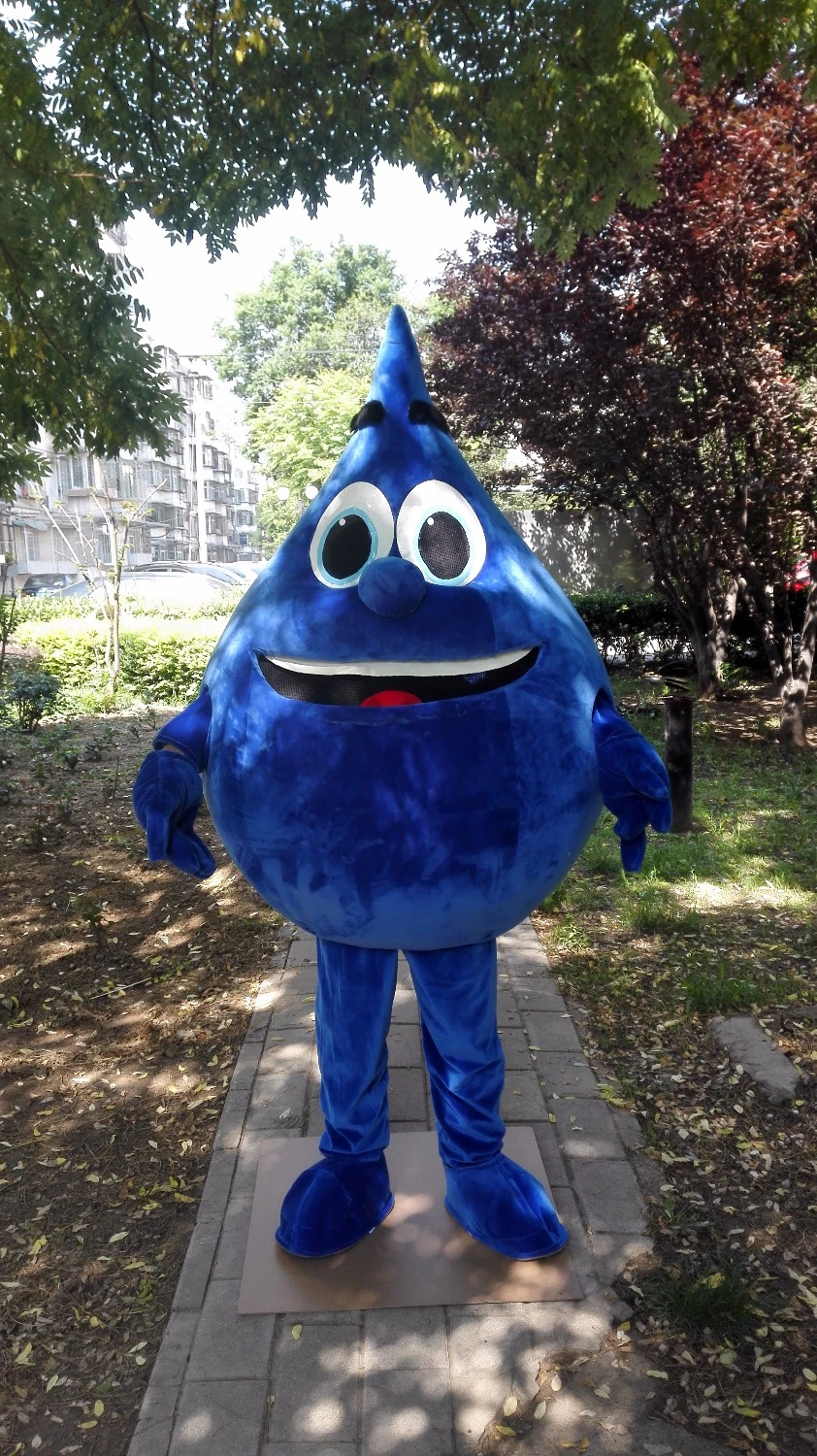 Water Drop Mascot Raindrop Drip Costume Custom Fancy Costume Anime ...