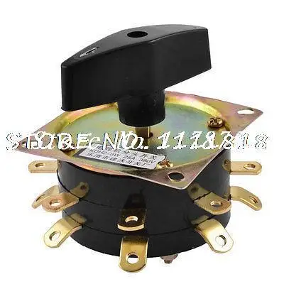 380v 25a 16 Terminal Rotary Selector Changeover Switch For Welding ...