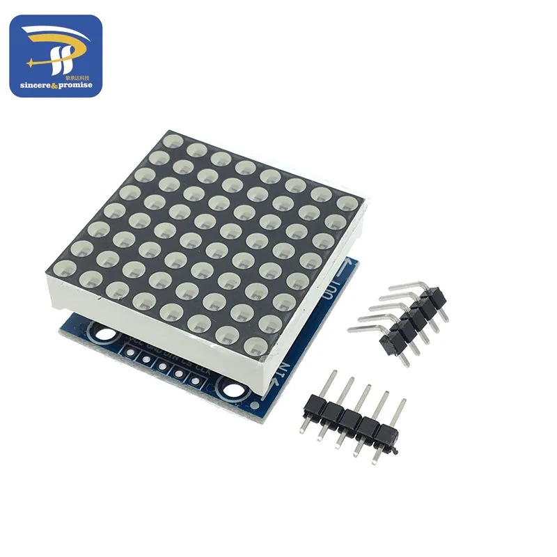MAX7219 dot matrix module microcontroller module control module display module finished goods ...