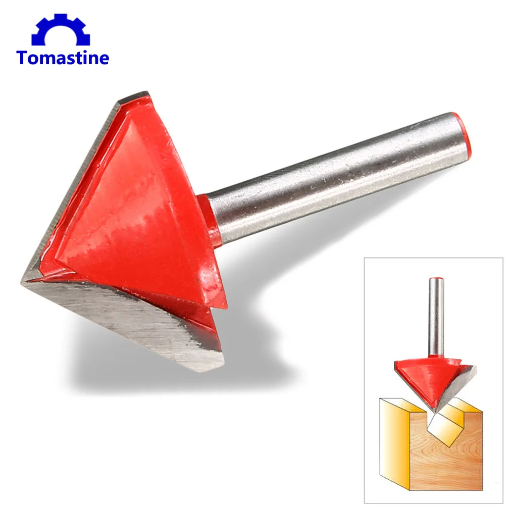 Engraving-V-Groove-wood-router-bit-Straight-end-mill-trimmer-cleaning ...