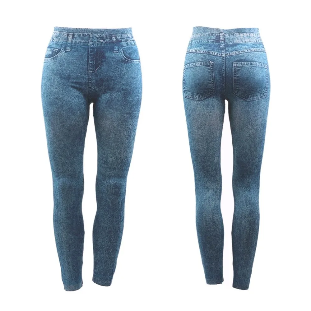 New Casual skinny jeans pants women high waist slim black jeans female ...