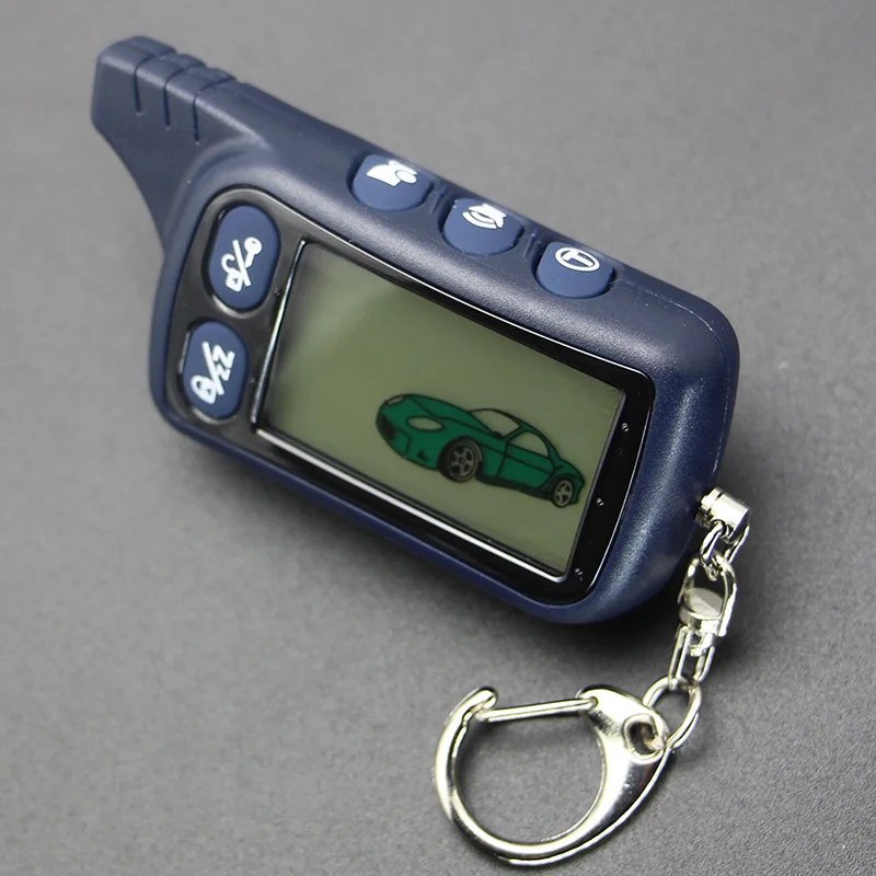 TZ-9030-LCD-Remote-Controller-Key-Fob-for-Russian-Two-way-Car-Alarm ...