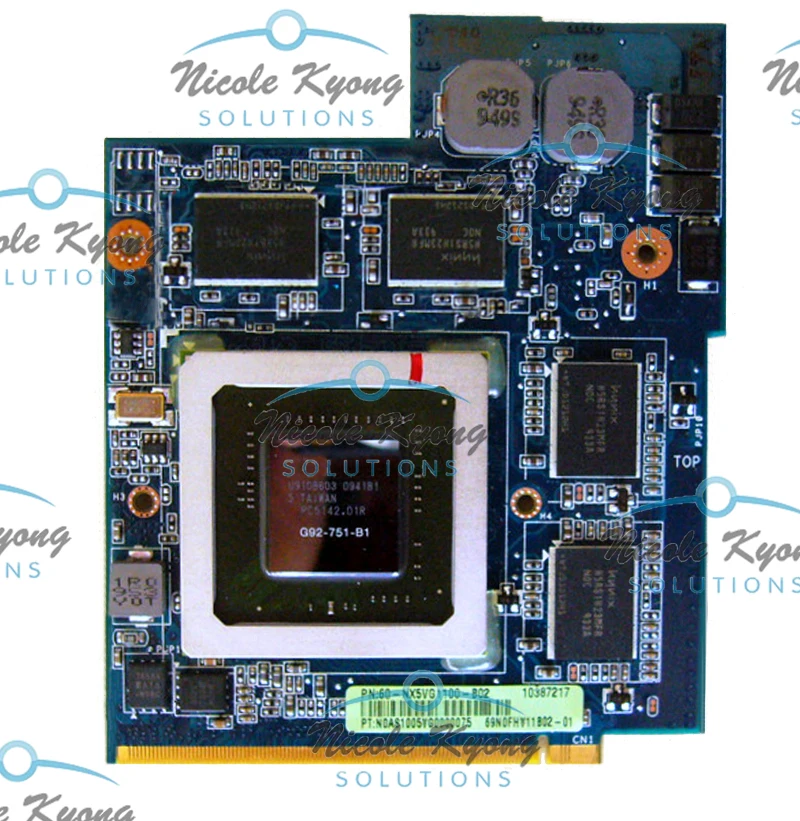 PN 69N0FHV11B02 01 GTX 260M GTX260M G92 751 B1 DDR3 1GB VGA Video Board for ASUS G51J G61J G60J ...