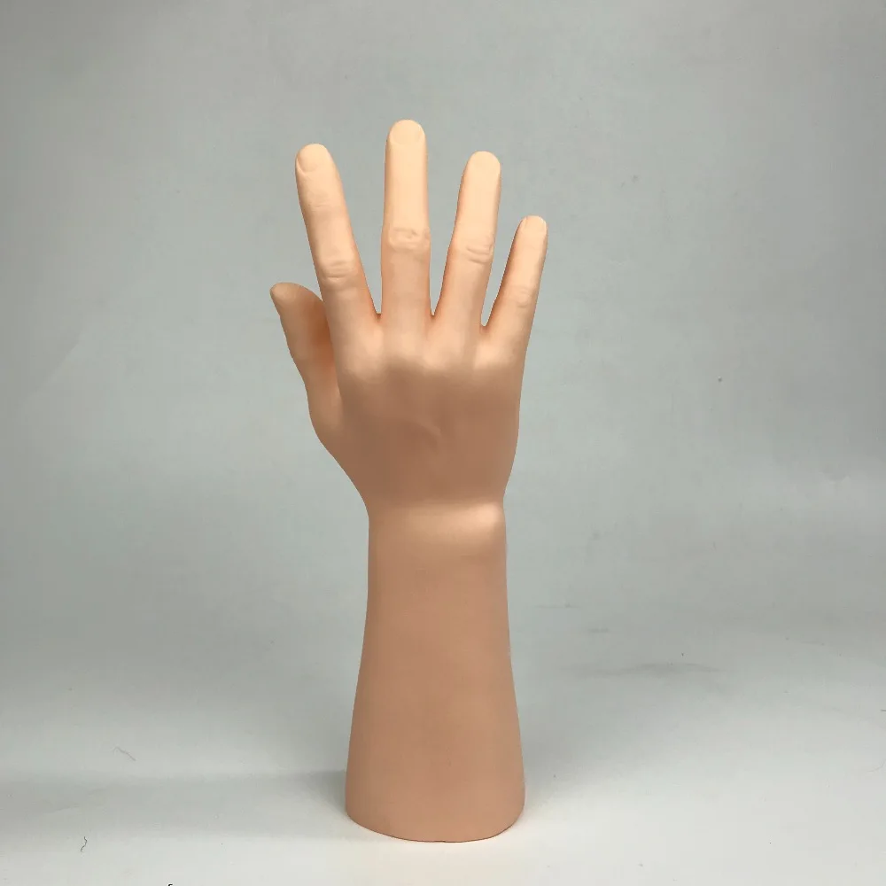 Male 1 Piece best quality Hand Mannequin Hand Skin Color Plastic Men ...