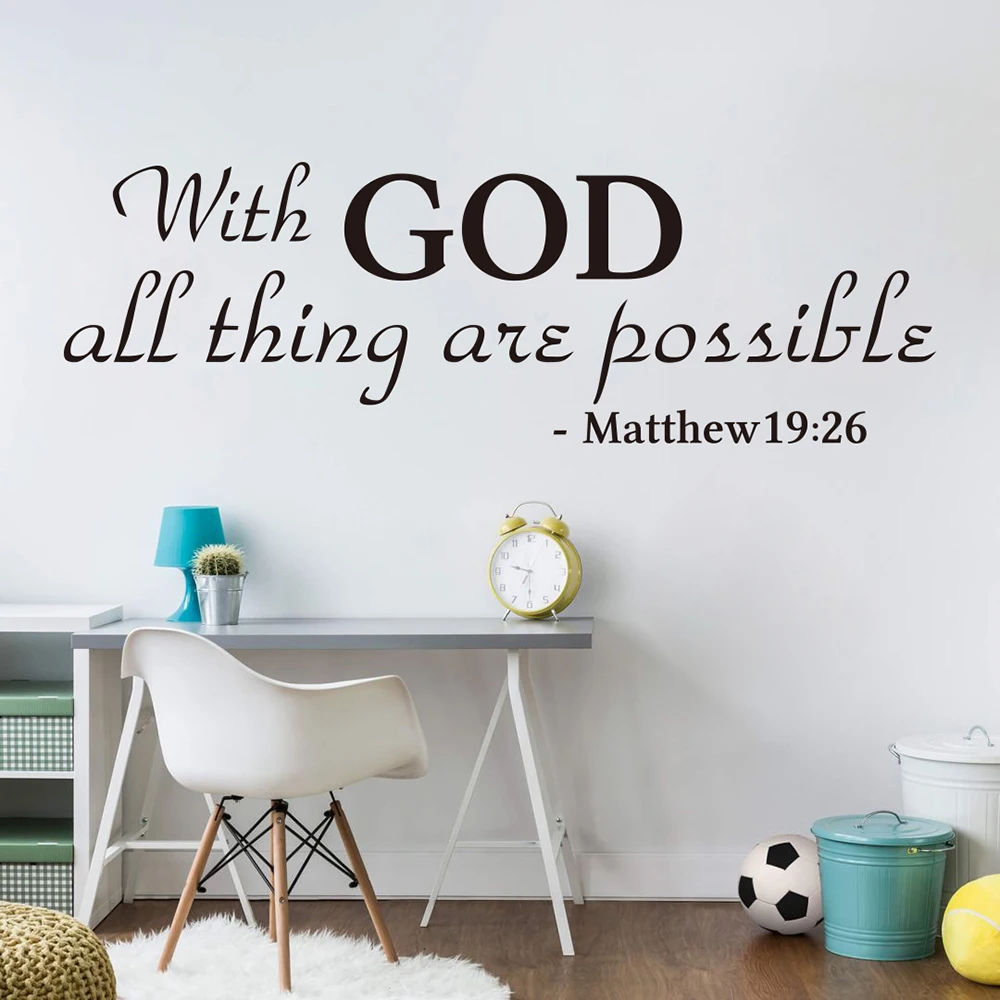 Matthew 19:26 Wallpaper