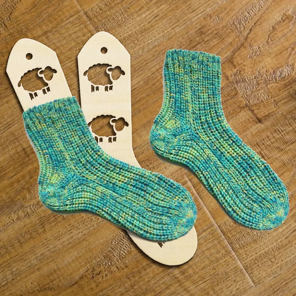 2pcs Wooden Cute Sheep Sock Blocker DIY Craft Favors Wooden Socks Forms ...
