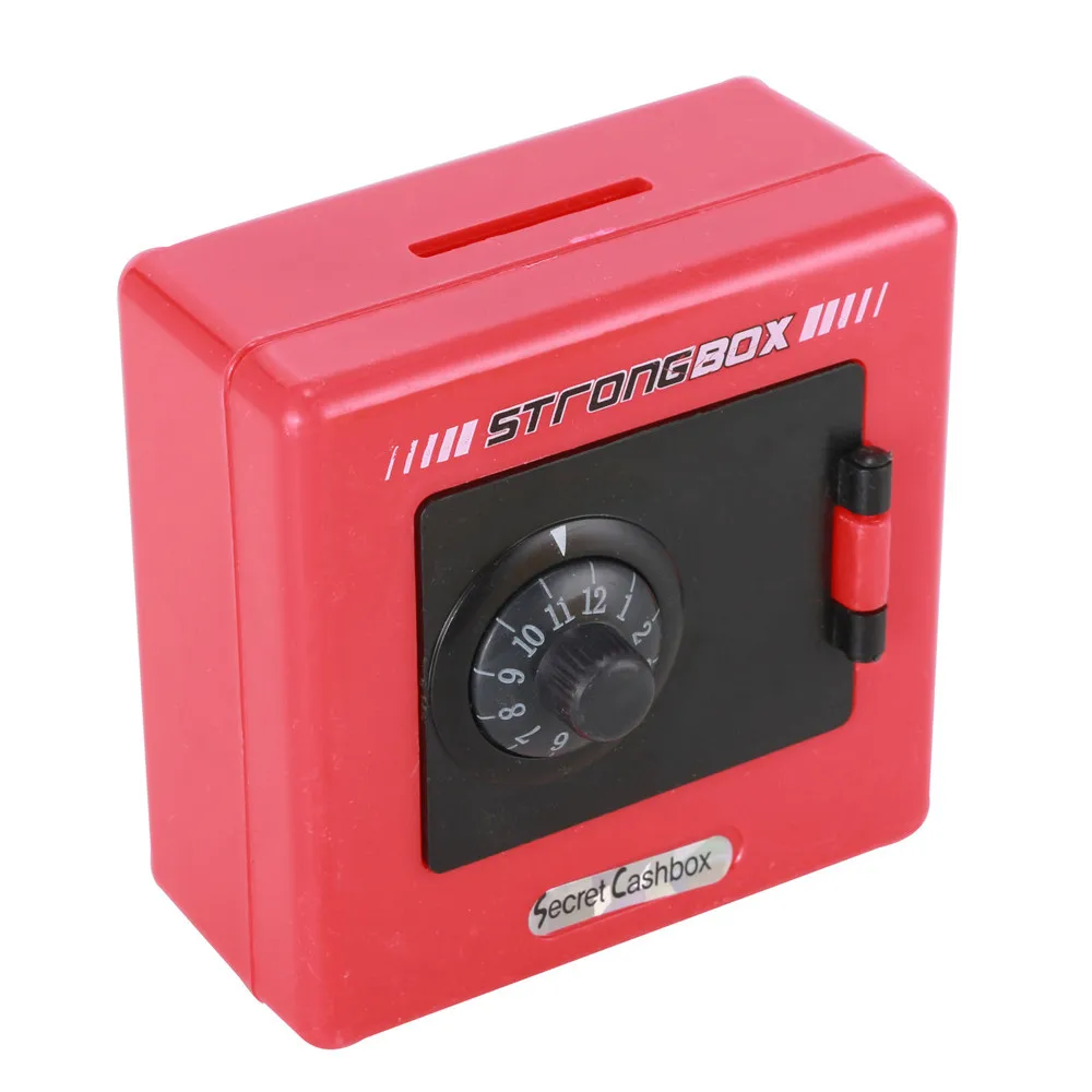 1pcs Combination Lock Coin Money Saving Storage Box Code Cash Safe Case ...
