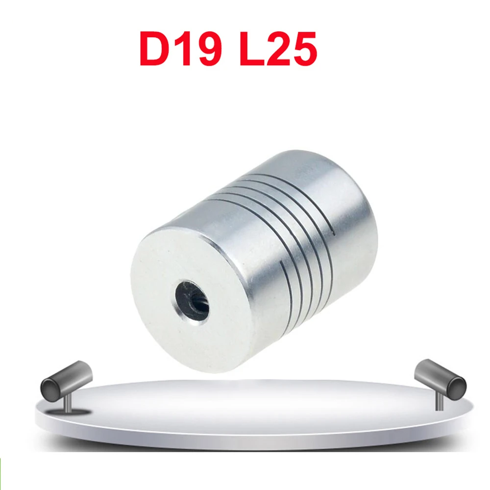 1pc 28types Cnc Motor Jaw Shaft Coupler D19xl25mm Flexible Coupling 5mm ...