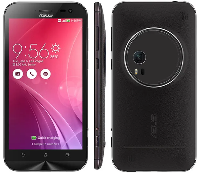 Original Asus Zenfone Zoom ZX551ML 5.5 Inch Quad Core 4GB RAM 64GB ROM FHD Z3580 LTE 4G 3X ...