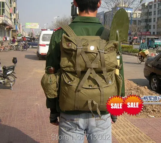 Surplus Chinese paratrooper Rucksack / 65 military Battle 3521*pack Bag ...
