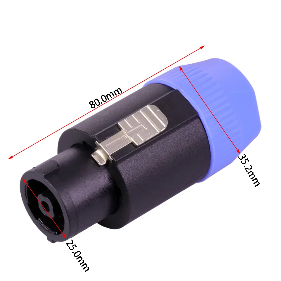 8 шт. 8 контактов Разъем Speakon профессиональный адаптер для динамиков ...