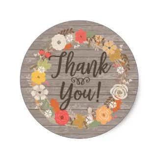 Thank You Fall Flowers