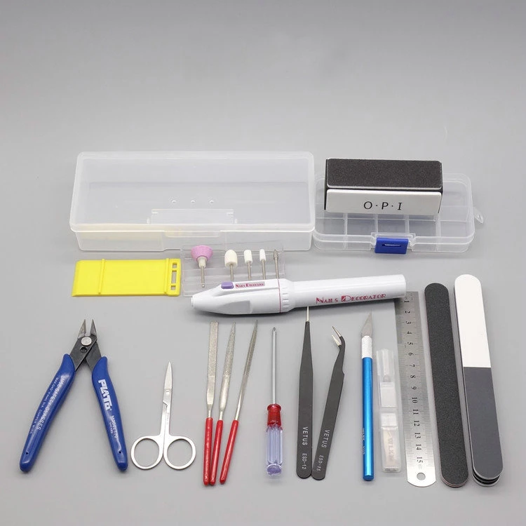 Military Model Making Tools Kit Toy Tweezers Cut pliers Graver Polished ...