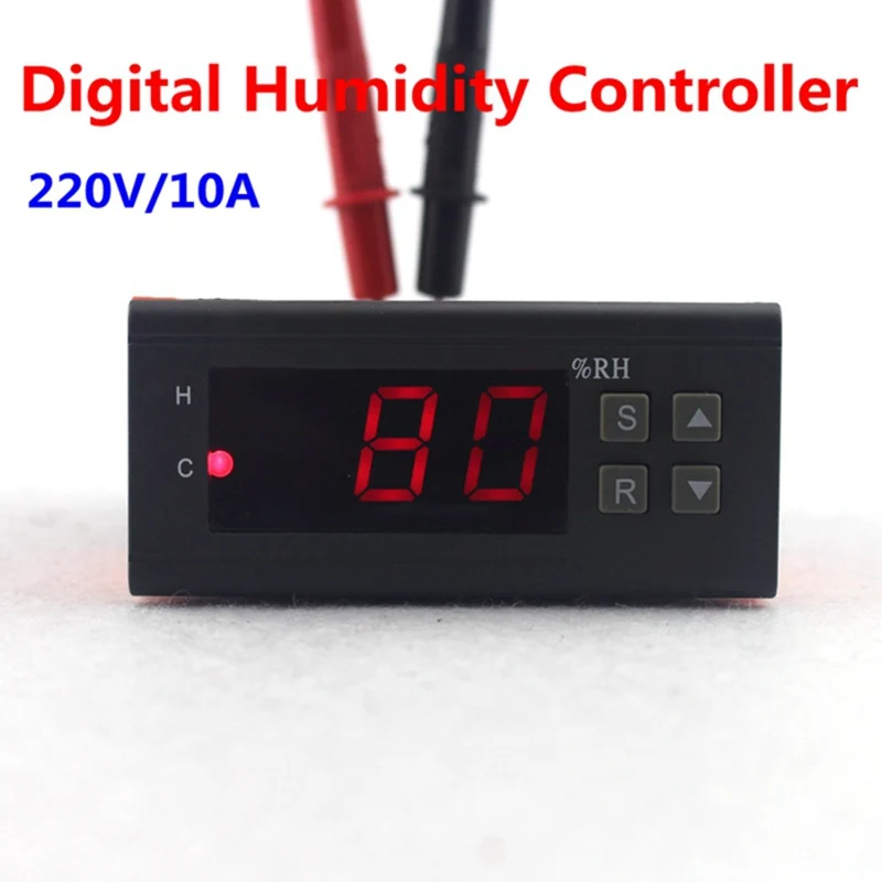 Mini Digital Humidity Controller 10% ~ 99% RH 220V 10A Hygrometer ...