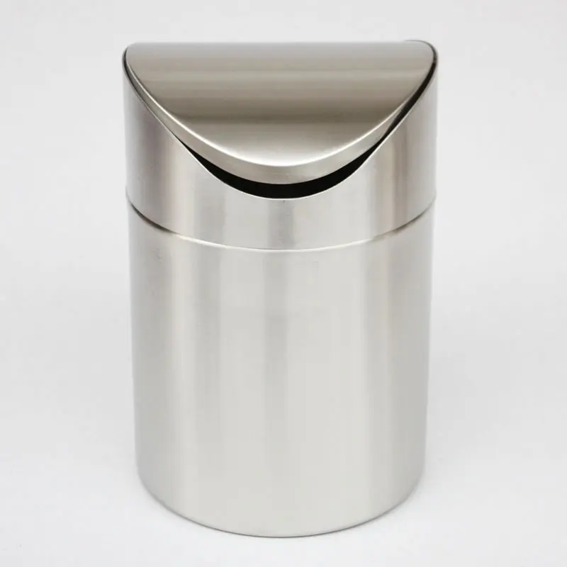 Waste Bins Mini Trash Can For Desk With Can Small Tiny Countertop Trash ...